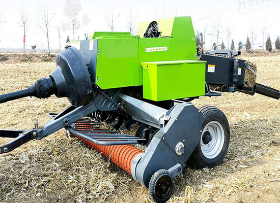 Tractor Mounted corn Silage Baler machine pine straw crops Square Hay ...